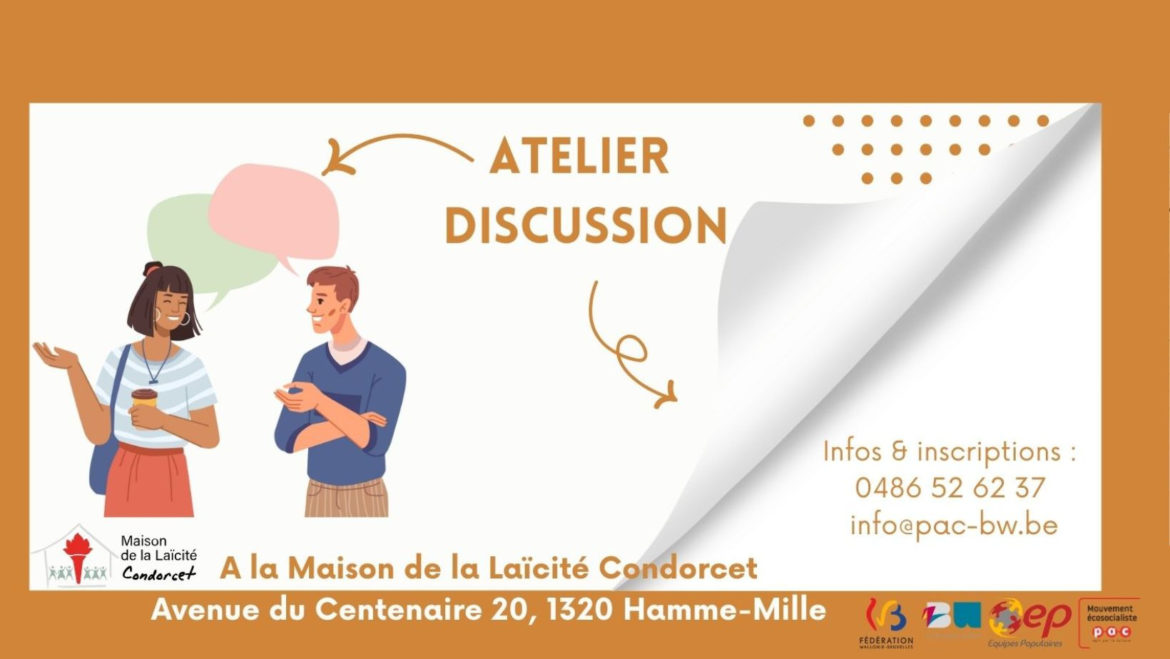 Atelier discussion • C’est quoi pour vous… la prison ? | Hamme-Mille - PAC